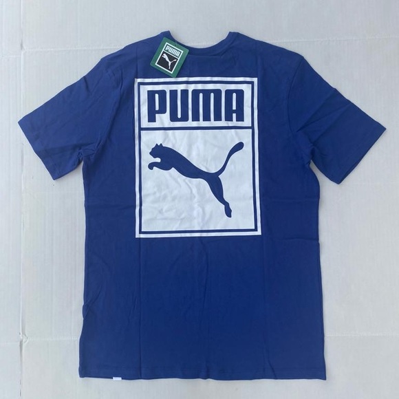 Puma | Shirts | Puma Archive Logo Box Tee | Poshmark